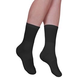 Fu&szlig;gut FUSSGUT Herren Str&uuml;mpfe "Sprungelenk Strumpf, 2 Paar, stabilisiert den Fu&szlig;gelenkbereich", 1 (37/38/39), schwarz, Baumwollmischung, Socken, polstert