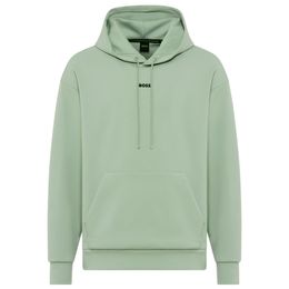 BOSS Green Herren Kapuzensweatshirt "Sly Zone"open gr&uuml;n357, Gr. XL, unifarben, Sweatware, Obermaterial: 62% Baumwolle, 33% Polyester, 5% Elasthan,