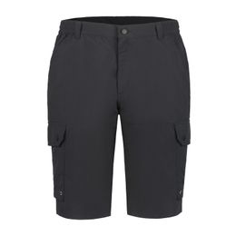 Icepeak Herren Cargobermudas "H CARGOBERMUDA ANZIO", schwarz, Gr. 56, Obermaterial: 100% Polyamid, Hosen, mit mehreren Taschen, mit Hosenschlitz mit