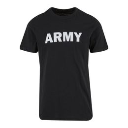 T-Shirt Brandit "Brandit Army T-Shirt", Damen, Gr. L, schwarz, 100% Baumwolle, bedruckt, normal, Rundhals, Shirts T-Shirt
