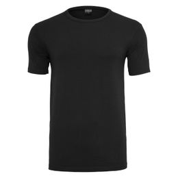 Urban Classics Damen T-Shirt "Urban Classics Herren Fitted Stretch Tee"schwarz, Gr. XXL, unifarben, 95% Baumwolle, 5% Elasthan, Shirts