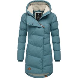 Ragwear Damen Wintermantel "Pavla"graublau, Gr. XXL, Au&szlig;enmaterial: 100% Polyester. Innenfutter: 100% Polyester. Wattierung: 100% Polyester, M&auml;ntel,