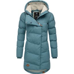 Ragwear Damen Wintermantel "Pavla"graublau, Gr. S, Au&szlig;enmaterial: 100% Polyester. Innenfutter: 100% Polyester. Wattierung: 100% Polyester, M&auml;ntel,