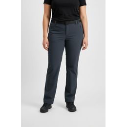 Maier Sports Damen Outdoorhose "DA-HOSE LINING EL. LULAKA WINTER", grau, Gr. 46, Obermaterial: 90% Polyamid, 10% Elasthan, Hosen, mit vier