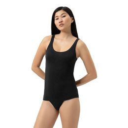Mey Damen Tr&auml;gertop "Modal Pure", schwarz, Gr. XS, Single Jersey, Obermaterial: 94% Modal, 6% Elasthan, Tops, ohne Seitenn&auml;hte, d&uuml;nne Tr&auml;ger,