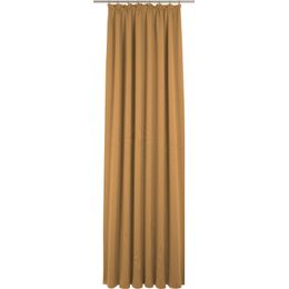 Vorhang Adam, B:145cm H:245cm, gelb, Baumwolle (Bio-Baumwolle), Wohnzimmer, Gardinen, "Uni Collection", aus 100% Bio-Baumwolle, Vorhang nach Wunschma&szlig;