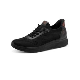 Sneaker Jana, Damen, Gr. 37, schwarz, Lederimitat, Textil, Schuhe Sneaker