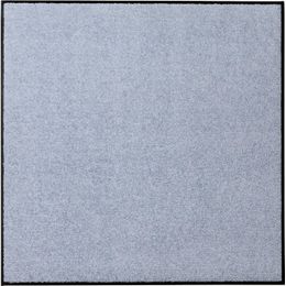 Fu&szlig;matte Salonloewe, B:115cm H:7mm L:115cm, grau, Polyamid, Au&szlig;enbereich, Teppiche