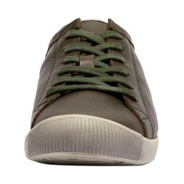 Softinos Damen Sneaker "Softinos Sneaker Leder", Gr. 37, gr&uuml;n, Leder, Schuhe