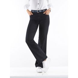 Inspirationen Damen Bequeme Jeans, schwarz, Gr. 38, unifarben, 82% Baumwolle, 16% Polyester, 2% Elasthan, Jeans