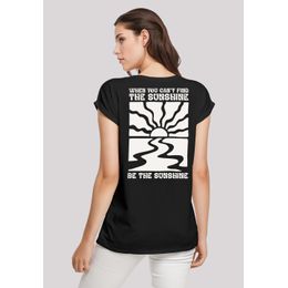F4NT4STIC Damen T-Shirt "Be The Sunshine", schwarz, Gr. 5XL, Obermaterial: 100% Baumwolle, Shirts, Premium Qualit&auml;t