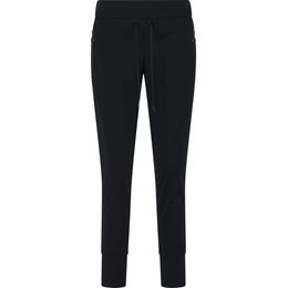 Damen Jogger Pantsschwarz (59), Gr. 42, Sportalm KITZB&Uuml;HEL, unifarben, Web, Obermaterial: 59% Polyamid, 41% Elasthan, Hosen, Regular fit mit
