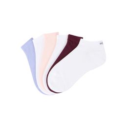 HUGO UNDERWEAR Damen Sneakersocken "Socken 6P AS UNI CC W 10", Gr. 39, bunt, Baumwollmischung, Socken, mit Markenschriftzug am B&uuml;ndchen