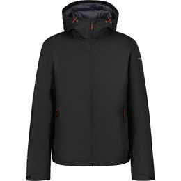 Icepeak Herren Softshelljacke "H SOFTSHELLJACKE BARBEAU", schwarz, Gr. 48, Obermaterial: 100% Polyester, Jacken, f&uuml;r sportliche Aktivit&auml;ten und