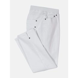 Inspirationen Damen 7/8-Jeans, wei&szlig;, Gr. 21, unifarben, 76% Baumwolle, 22% Polyester, 2% Elasthan, Jeans