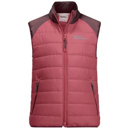 Jack Wolfskin Jungen Steppweste "ZENON VEST K", pink, Gr. 116, OBERSTOFF 100% POLYESTER, 1.FUTTER 100% POLYESTER, 2.FUTTER 100% POLYESTER F&Uuml;LLUNG
