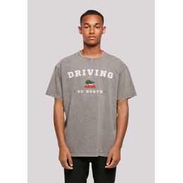 F4NT4STIC Herren T-Shirt "Driving Home Weihnachten", grau, Gr. XL, Obermaterial: 100% Baumwolle, Shirts, Weihnachten, Geschenk, Logo
