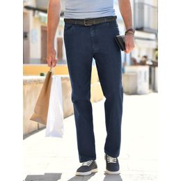 Br&uuml;hl BR&Uuml;HL Herren Dehnbund-Jeans, blau, Gr. 60, unifarben, 78% Baumwolle, 21% Polyester, 1% Elasthan, Jeans