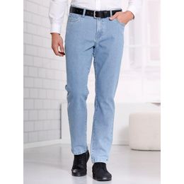 CLASSIC Herren 5-Pocket-Jeans, blau, Gr. 54, unifarben, 98% Baumwolle, 2% Elasthan, Jeans