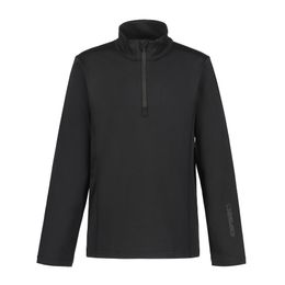 Icepeak M&auml;dchen Fleecepullover "Icepeak FLEMINTON JR"basic schwarz, Gr. 140, Fleece, Obermaterial: 92% Polyester, 8% Elasthan, Sweatshirts, f&uuml;r