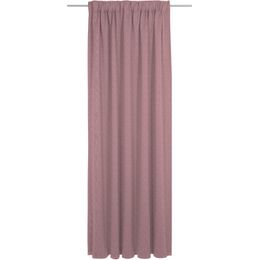 Vorhang WIRTH, B:141cm H:145cm, rot, Jacquard, Baumwolle, Polyester, Wohnzimmer, Gardinen, "Sunday", nach Ma&szlig;