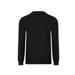 TRIGEMA Damen Sweatshirt "TRIGEMA Sweatshirt aus Biobaumwolle", schwarz, Basic, Gr. L, 75% Baumwolle (Biobaumwolle kbA), 25% Baumwolle (recycelt),