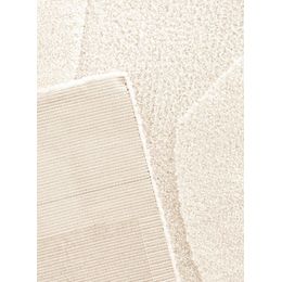 Teppich HEINE HOME, B:80cm H:14mm L:150cmcreme, Kunstfaser, Polyester, Polypropylen, Wohnzimmer, Teppiche