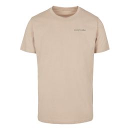 MisterTee Damen T-Shirt "MisterTee Dystopia Tee"sand, Gr. S, bedruckt, 100% Baumwolle, Shirts