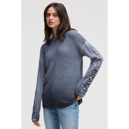 SOCCX Damen Rundhalspulloverblau, Gr. XXXL, used, Material: 100% Baumwolle, Pullover, aus Baumwolle