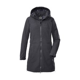 G.I.G.A. by Killtec Damen Softshellparka "GW 34 WMN SFTSHLL PRK"schwarz, Gr. 40, G.I.G.A. DX BY KILLTEC, Oberseite: 93% Polyester, 7% Elasthan.R&uuml;ckseite: 100% Polyester,