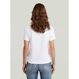 G-Star Raw G-STAR Damen T-Shirt "Nifous Top", wei&szlig;, Gr. S, Obermaterial: 100% Baumwolle, Shirts