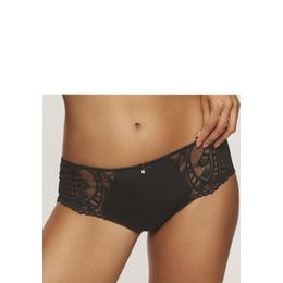 Lascana Damen Panty "Flora", Gr. 40, schwarz, Spitze, Obermaterial: 89% Polyamid, 11% Elasthan, Unterhosen, mit feiner, leicht transparenter Spitze
