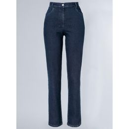 Classic Basics Damen Bequeme Jeans, blau, Gr. 215, unifarben, 81% Baumwolle, 17% Polyester, 2% Elasthan, Jeans