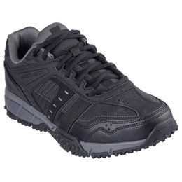 Skechers Herren Schn&uuml;rschuh "URBAN TRAX", Gr. 47,5, schwarz, Leder, Synthetik, Schuhe, Outdoorschuh, Sneaker mit gepolsterter Innensohle
