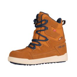 Trollkids M&auml;dchen Winterstiefel "KIDS FINNMARK WINTER BOOTS", Gr. 32, braun, Leder, Synthetik, mehrfarbig, Schuhe, Snowboots, Winterstiefel,