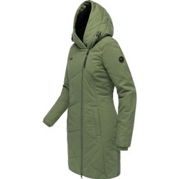 Ragwear Damen Wintermantel "Gordon Long", gr&uuml;n, Gr. 6XL, Obermaterial: 74% Baumwolle, 26% Nylon. Innenfutter: 100% Polyester. Wattierung: 100%