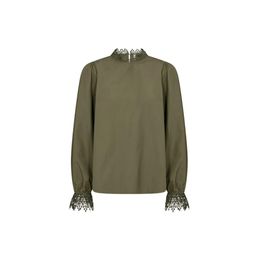 soyaconcept Damen Blusentop "Soya Concept Shirt SC-NETTI 82"7750 olive, Gr. L, Obermaterial: 53% Polyester, 47% Baumwolle, Blusen