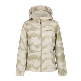 Icepeak Kinder Softshelljacke "KULM JR"powder, Gr. 128, Obermaterial: 95% Polyester, 5% Elasthan, Jacken, f&uuml;r Kinder und Jugendliche, atmungsaktiv,