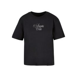MISS TEE Damen T-Shirt "Miss Tee Angels Club Tee"schwarz, Gr. L, bedruckt, 100% Baumwolle, Shirts