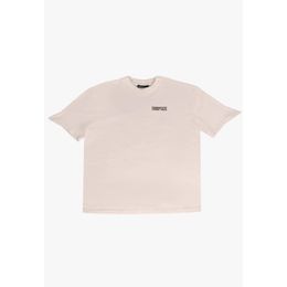 DROPSIZE Damen T-Shirt "Dropsize HEAVY OVERSIZE HUSTLE CLUB CIRCLE T-SHIRT"coconut milk, Gr. M, bedruckt, 100% Baumwolle, Shirts