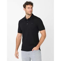 Brax Herren Poloshirt "Style PETE", schwarz, Gr. L, 96% Baumwolle, 4% Elasthan, Shirts