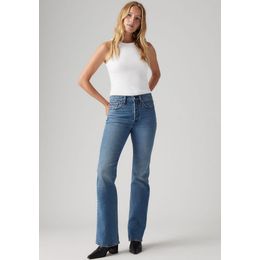Levi's LEVI'S Damen Bootcut-Jeans "WEDGIE BOOT", blau, Gr. 29, unifarben, Denim/Jeans, Obermaterial: 99% Baumwolle, 1% Elasthan, Jeans, im Five-Pocket Style