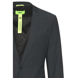 Cinque Herren Baukastensakko "CICASTELLO", grau, Gr. 56, unifarben, Obermaterial: 53% Polyester, 43% Schurwolle, 4% Elasthan, Sakkos, Slim-Fit