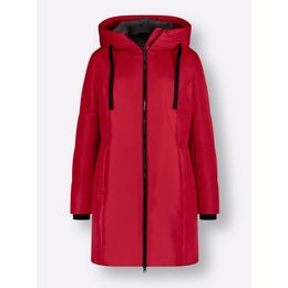 WITT Damen Stark w&auml;rmende Longjacke mit Steppmuster, rot, Gr&ouml;&szlig;e 38
