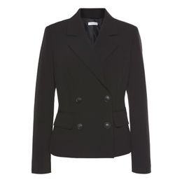 Lascana Damen Kurzblazer, schwarz, Gr&ouml;&szlig;e 38