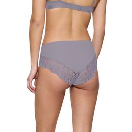 Slip Triumph "Pretty Micro Maxi", Damen, Gr. L, grau (grau shadow), Microfaser, Obermaterial: 61% Polyamid, 39% Elasthan, unifarben, k&ouml;rpernah, Unterhosen Slip, nahtlos