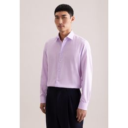 Seidensticker Herren Businesshemd "Schwarze Rose"violett, Gr. 42, unifarben, 100% Baumwolle, Hemden, Slim 1/1 Kentkragen Uni