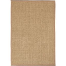 Teppich HEINE HOME Gr. 1, beige, B:70cm H:7mm L:130cm, Sisal, Teppiche, Teppich