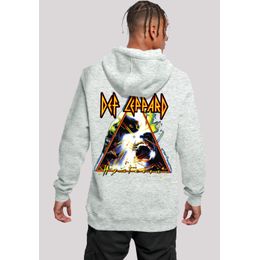 F4NT4STIC Herren Kapuzenpullover "Def Leppard Hysteria", grau, Gr. M, Obermaterial: 65% Baumwolle, 35% Polyester, Pullover, Premium Qualit&auml;t