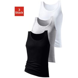 H.I.S. H.I.S Herren Tanktop, grau-meliert, schwarz, wei&szlig;, Gr&ouml;&szlig;e XXXL